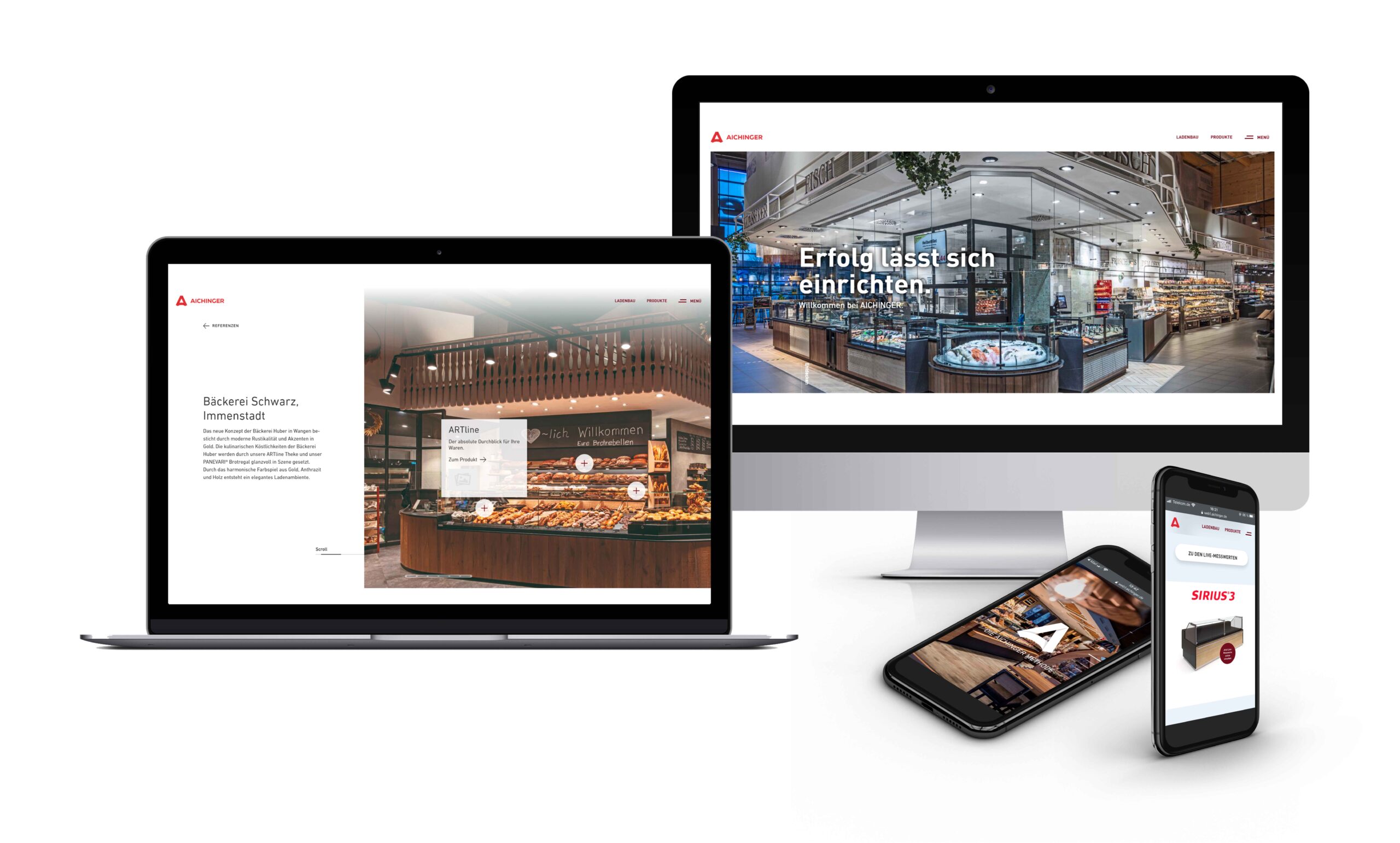 AICHINGER - AICHINGER Group with a new Website